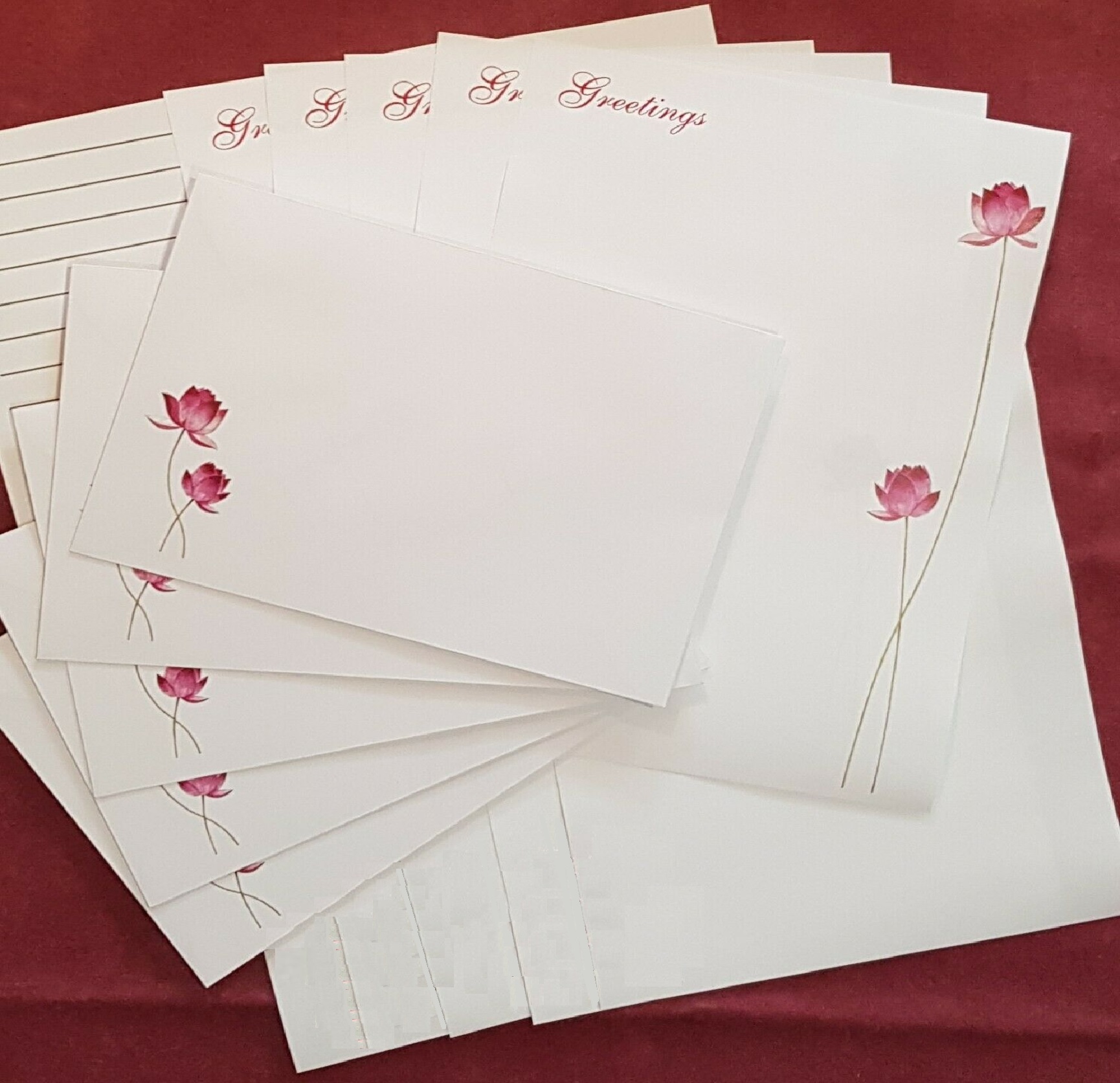 Pretty Flowers & Greetings - Beautiful Writing Sets