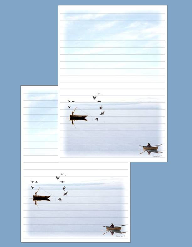 Sea Water Fishing - Beautiful Writing Sets