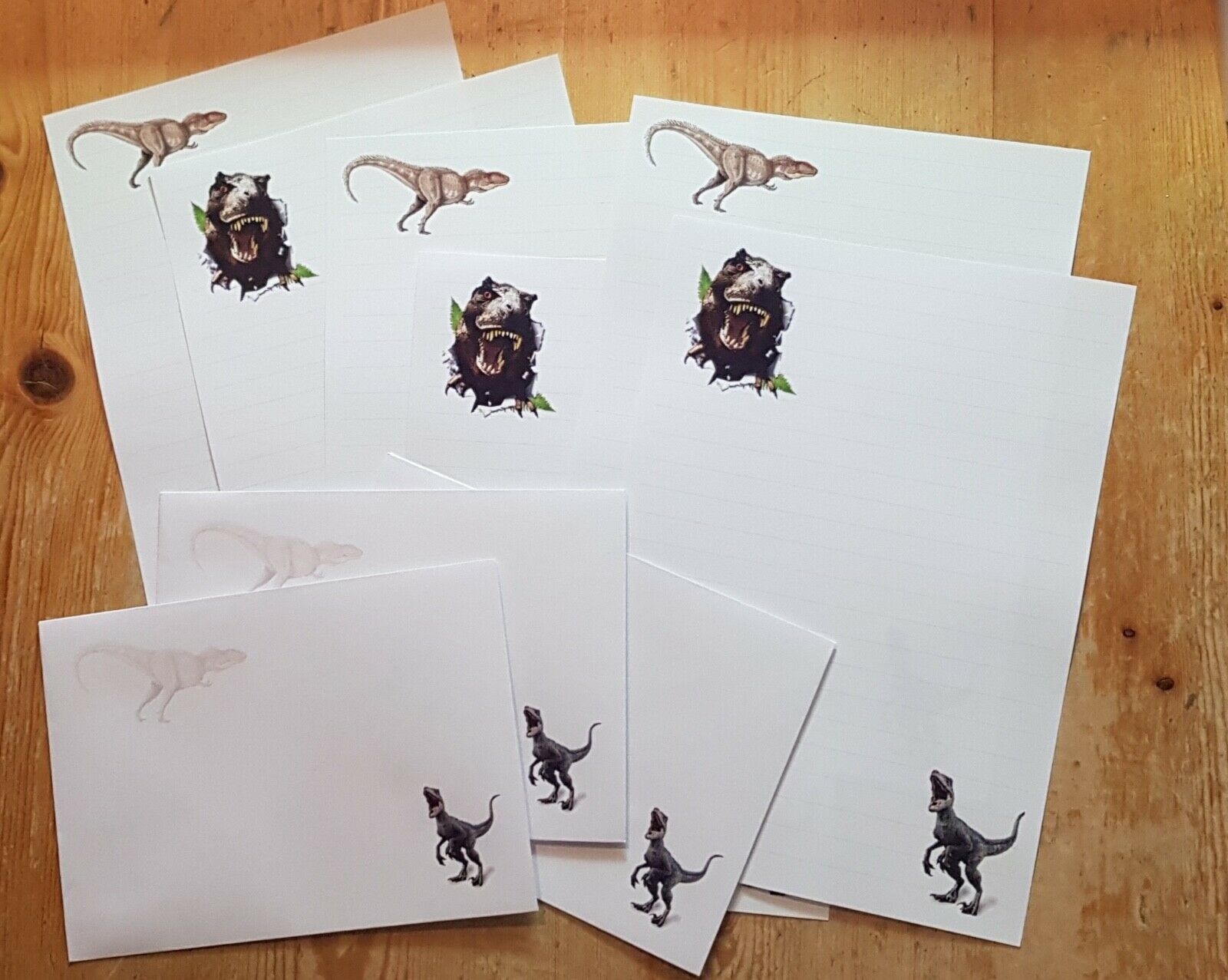 The Jurassic Dinausors - Beautiful Writing Sets