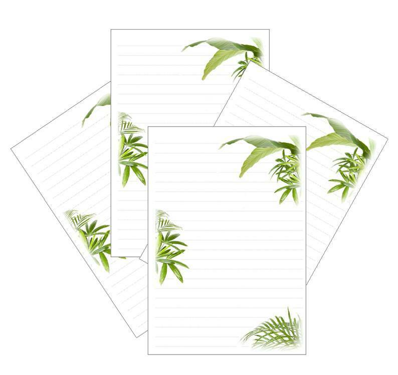 Tropical Foliage - Beautiful Writing Sets