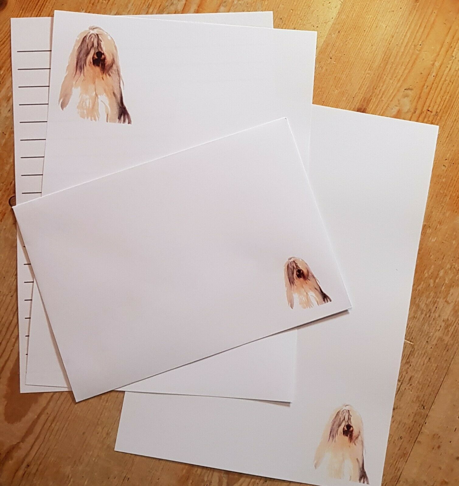English Sheepdog - Beautiful Writing Sets