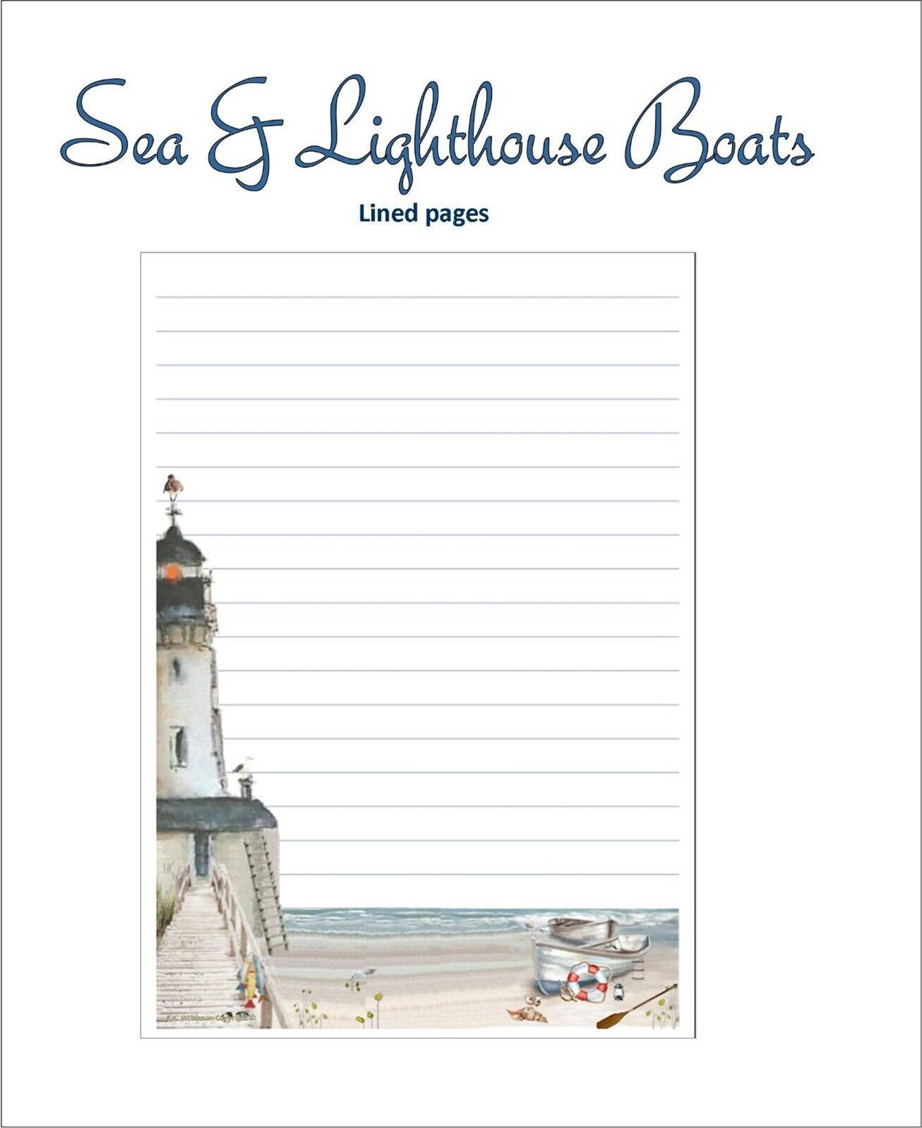 Sea & Lighthouse Boat - Beautiful Writing Sets