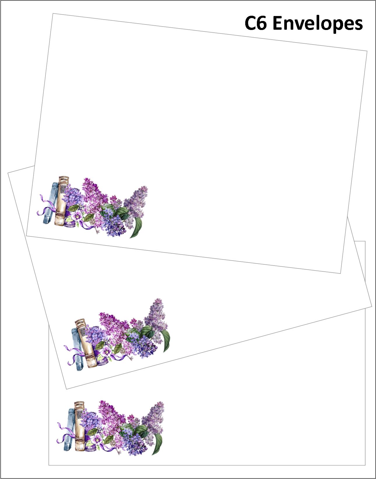 Lilac Book Delight - Beautiful Writing Sets