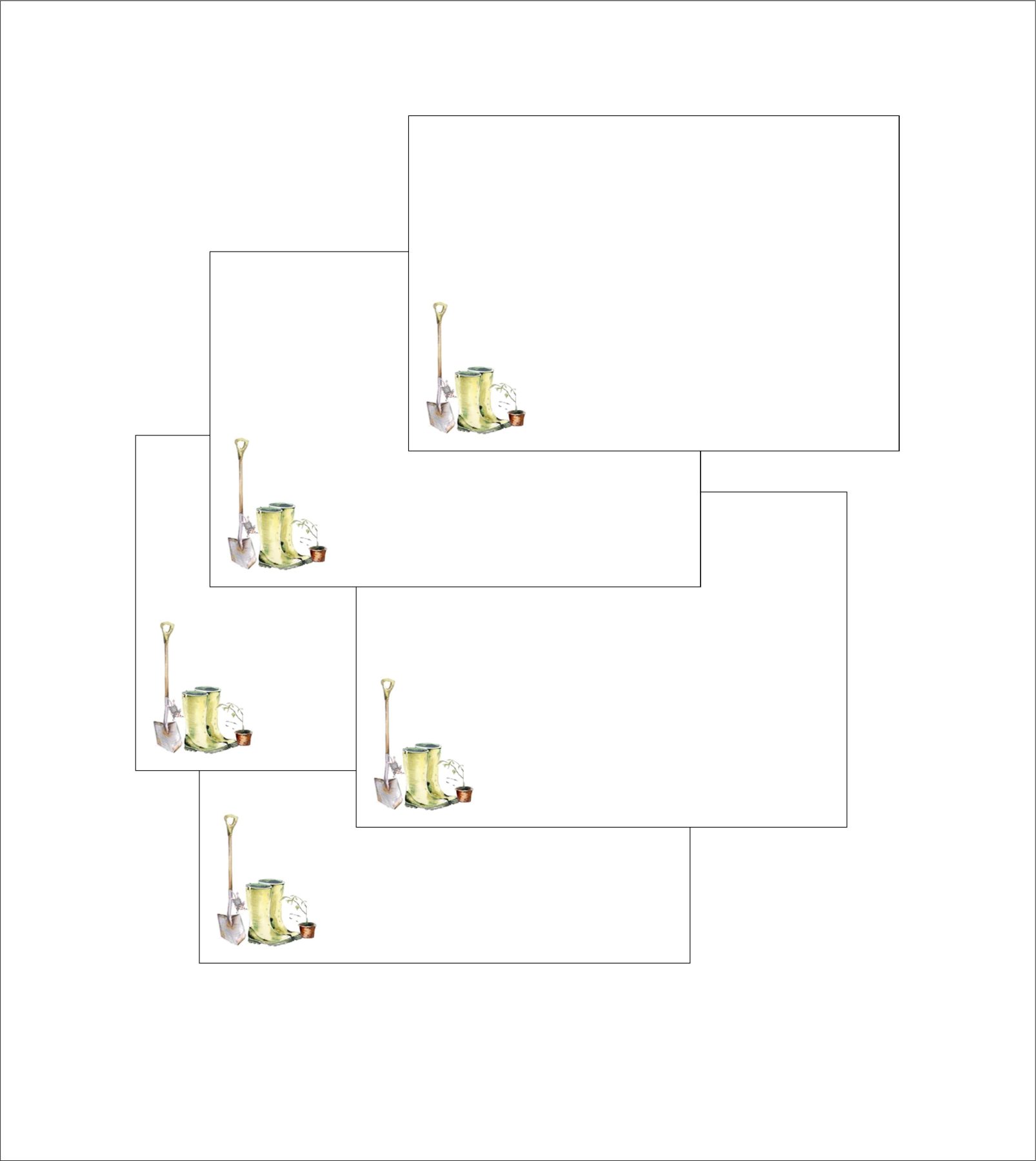 Keen Gardener - Beautiful Writing Sets