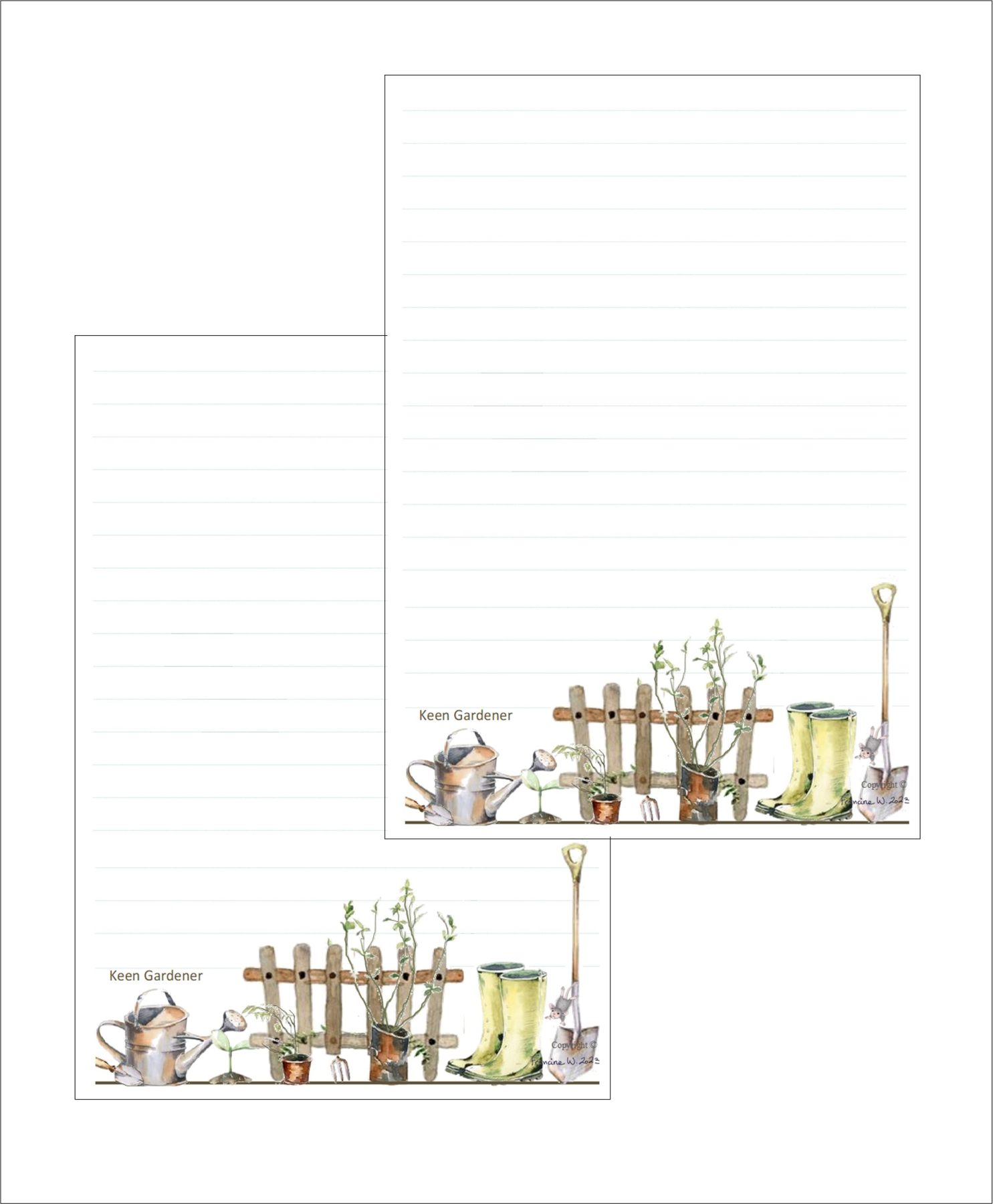 Keen Gardener - Beautiful Writing Sets