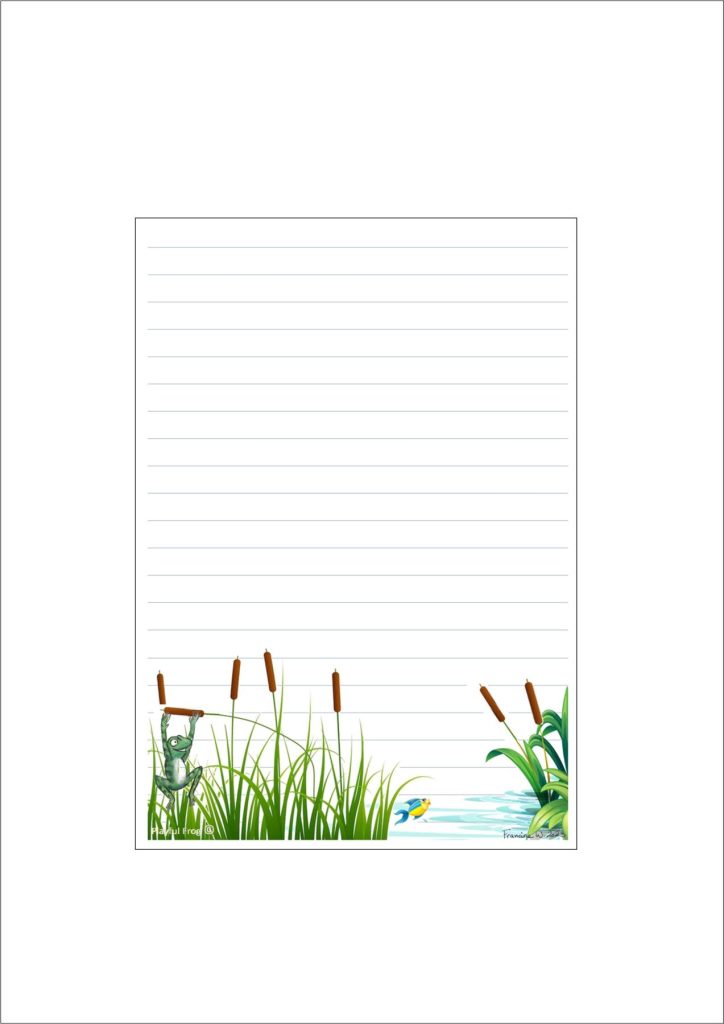 Playful Frog - Beautiful Writing Sets