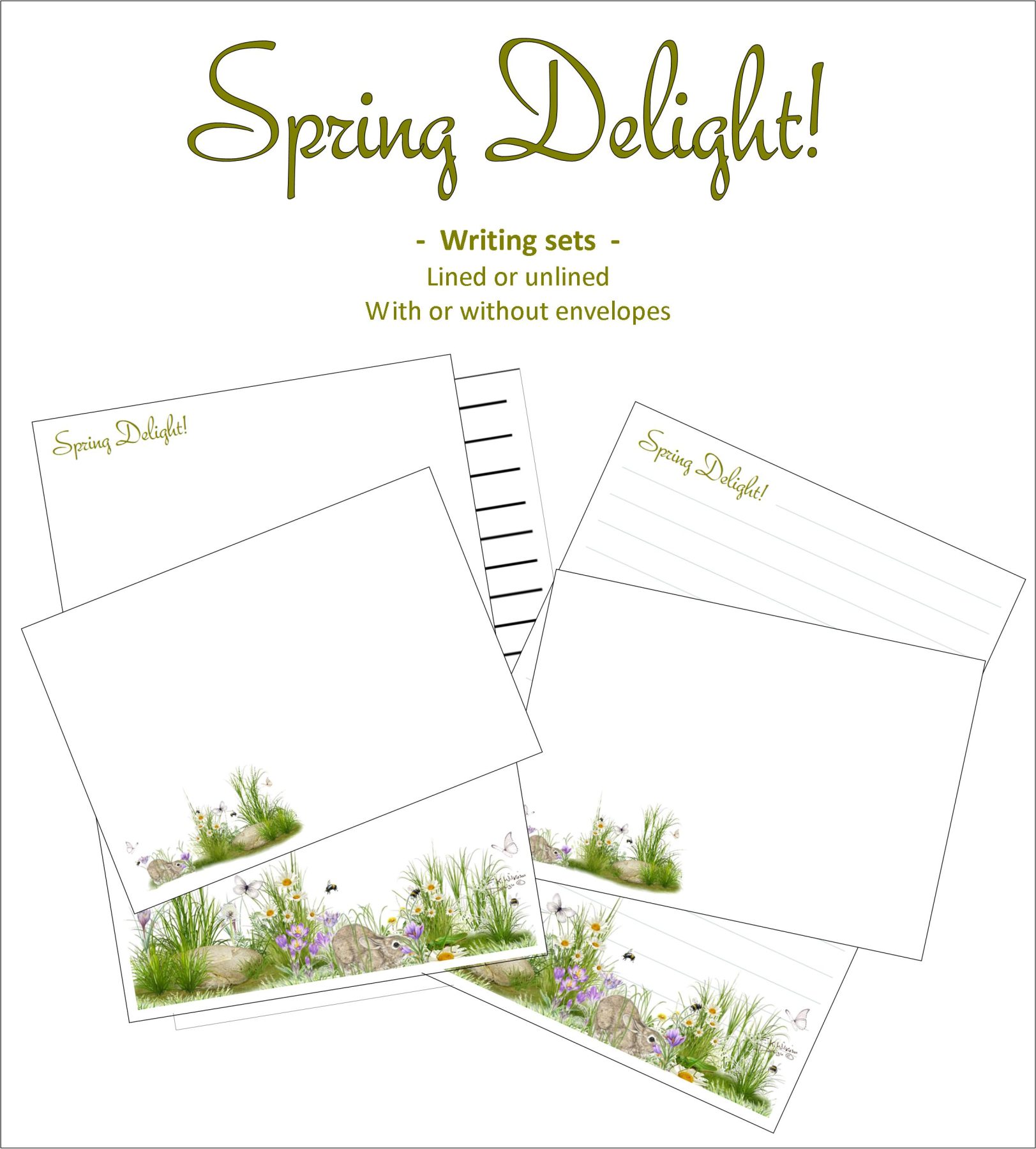 Spring Delight - Beautiful Writing Sets