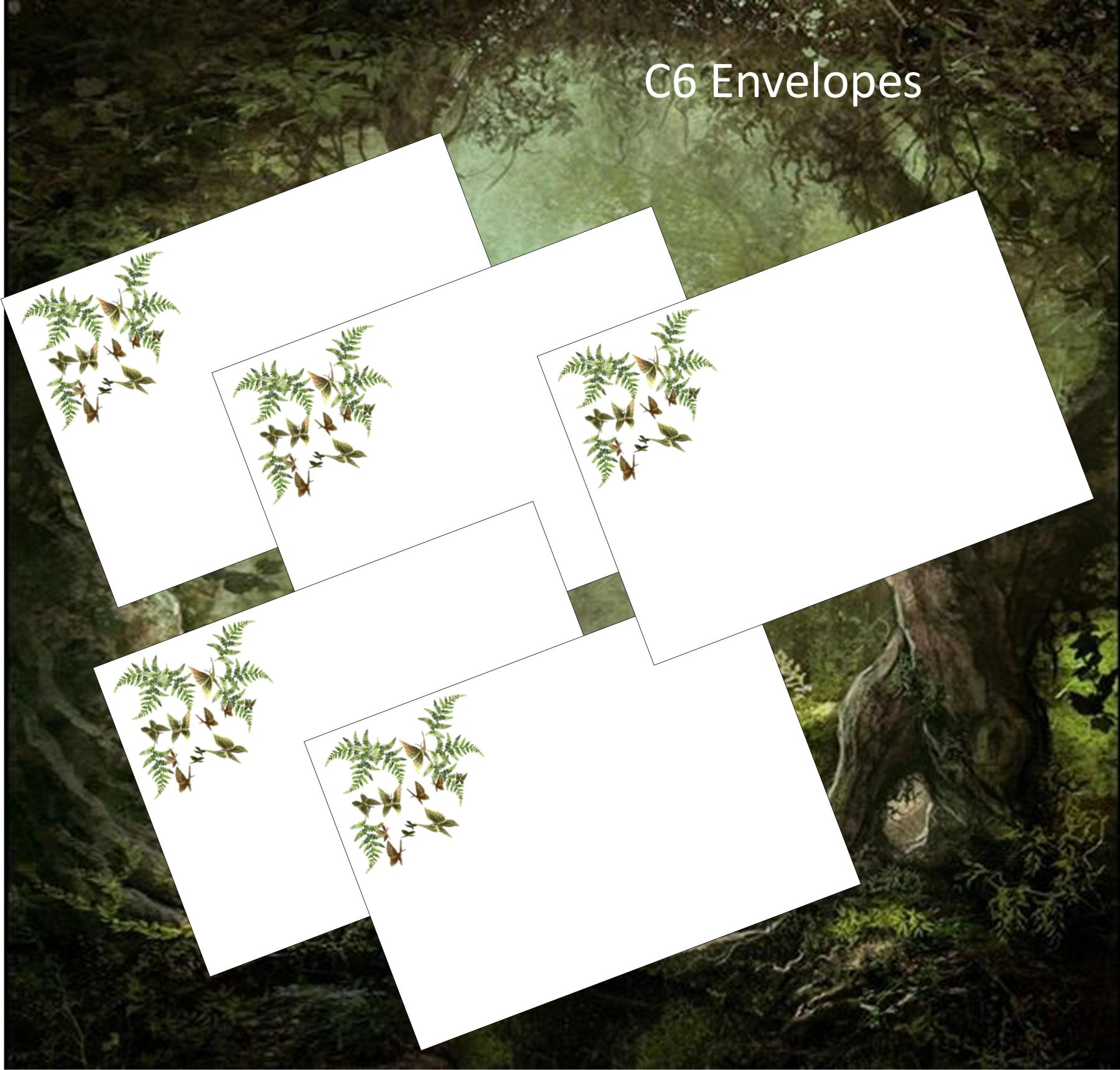 The Woodlands Residing Green Fairy - Beautiful Writing Sets