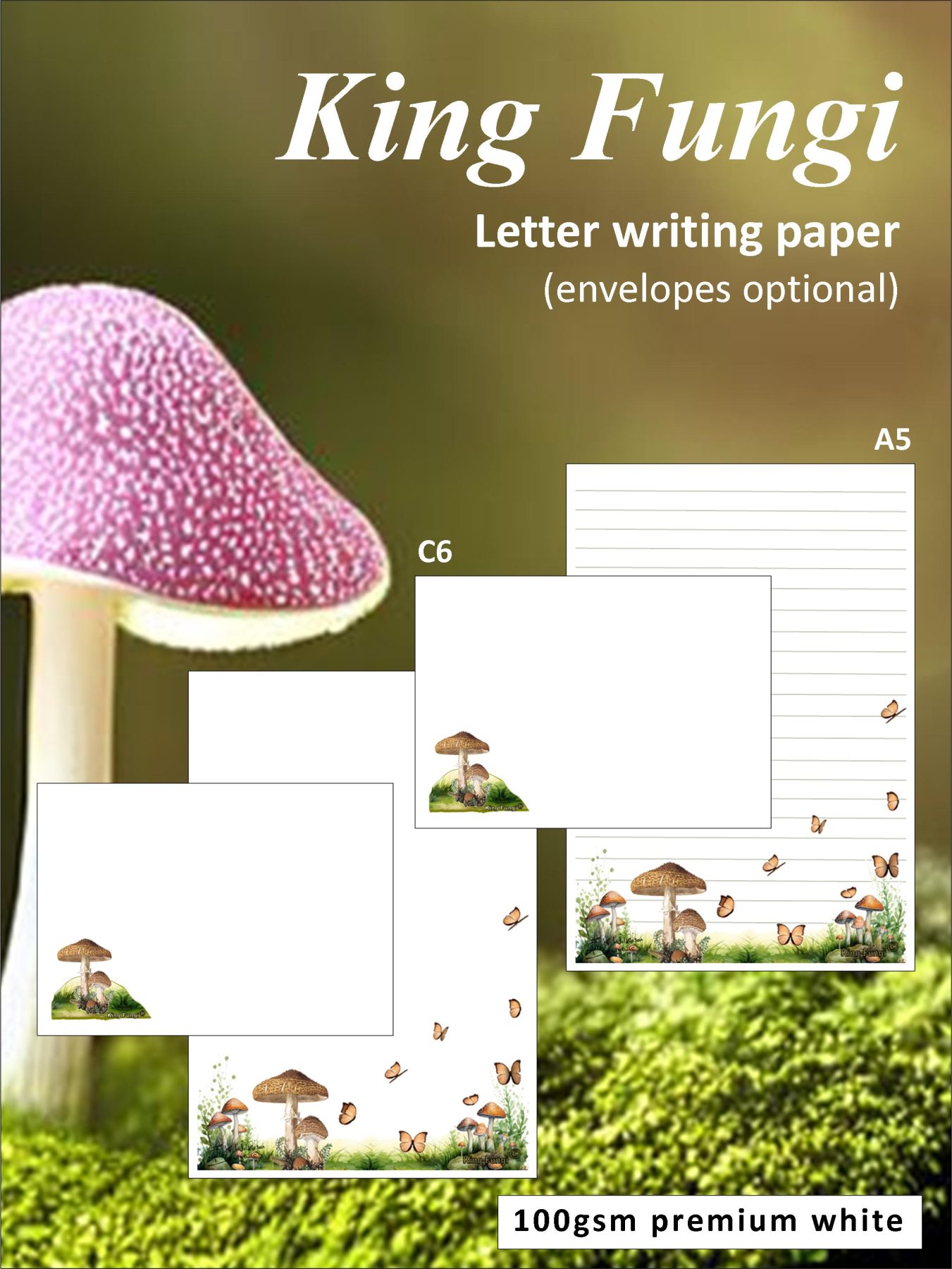 "King Fungi" - Beautiful Writing Sets