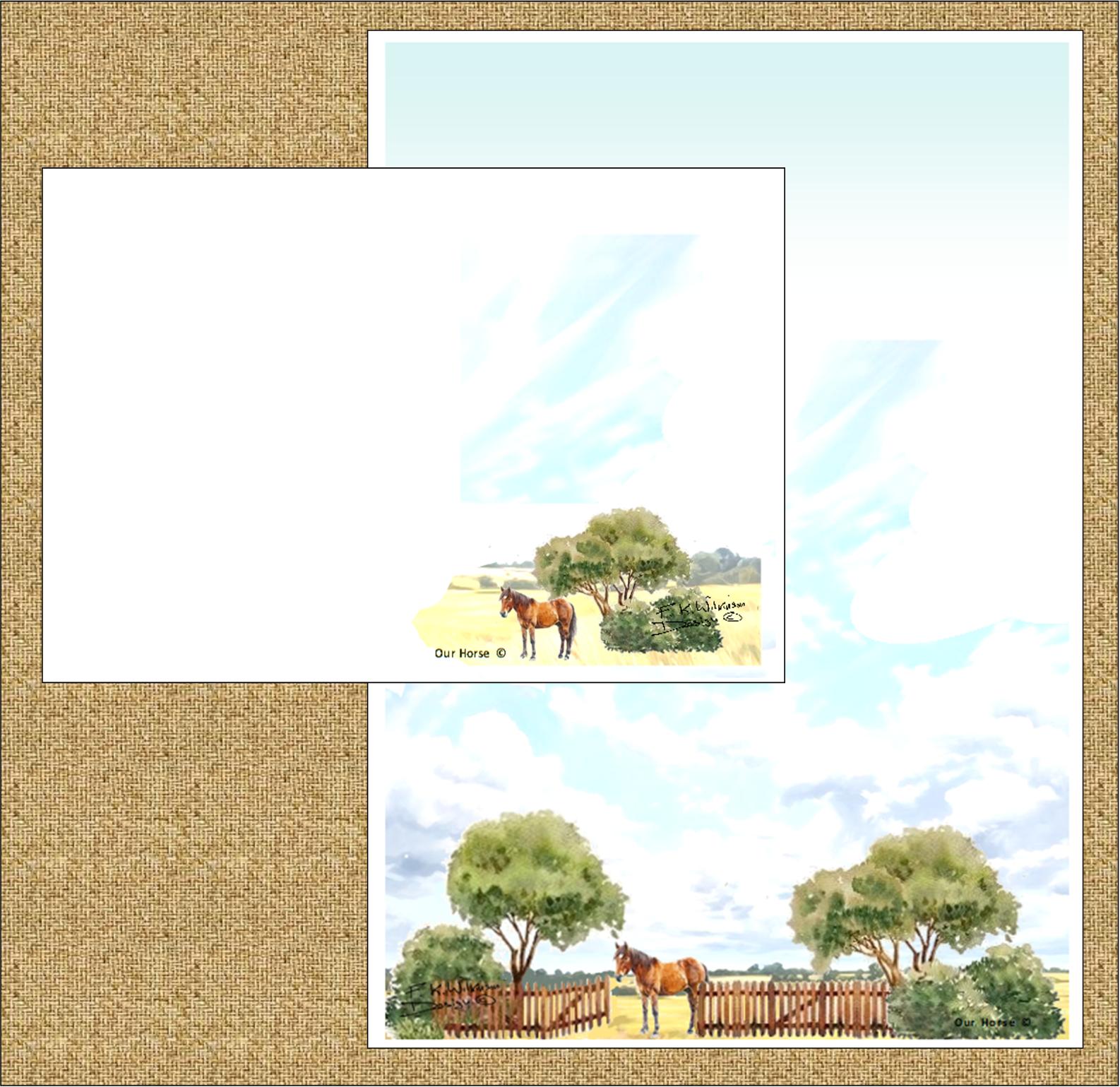 'Our Horse' - Beautiful Writing Sets