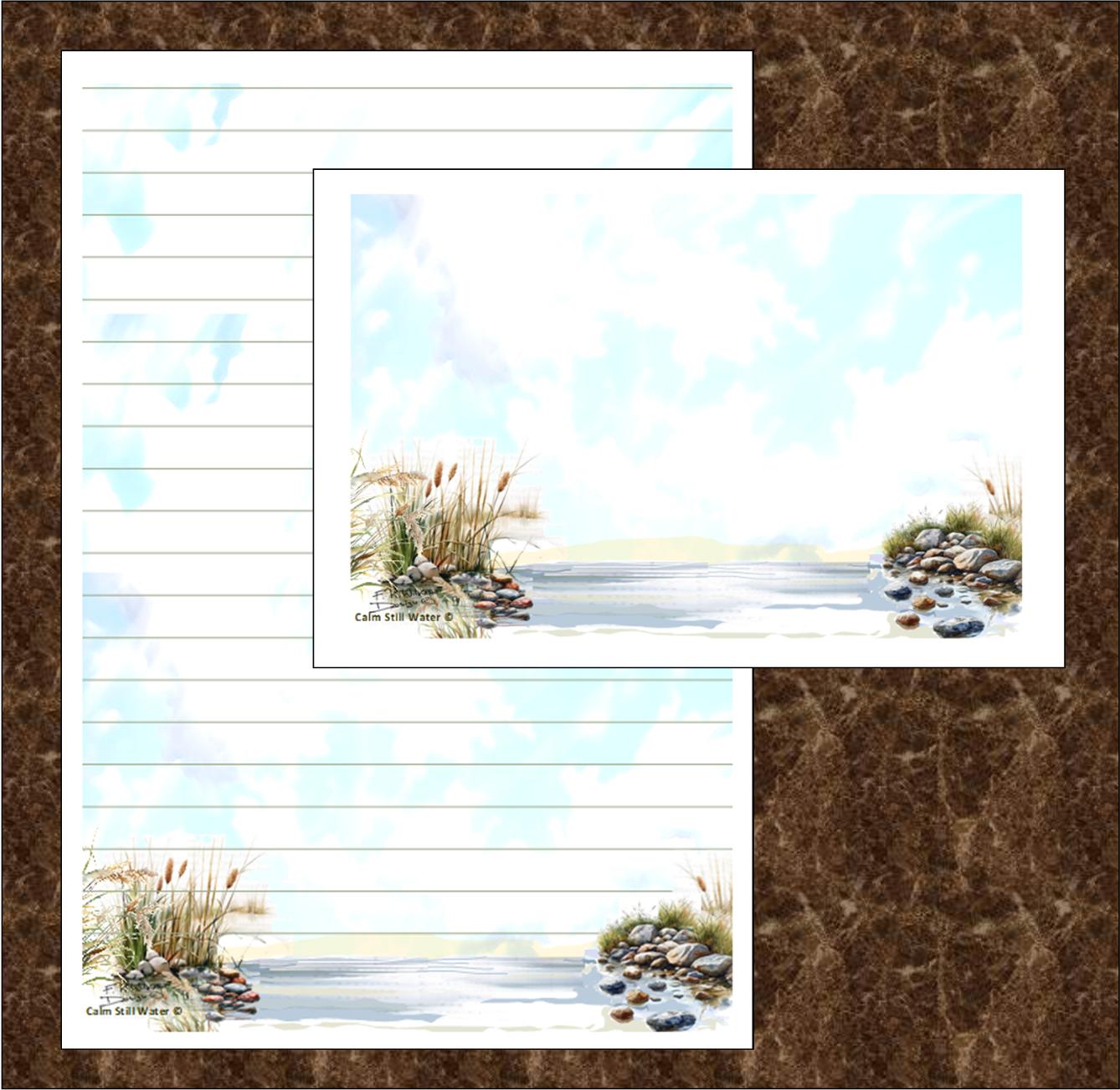 'Calm Still Water' - Beautiful Writing Sets