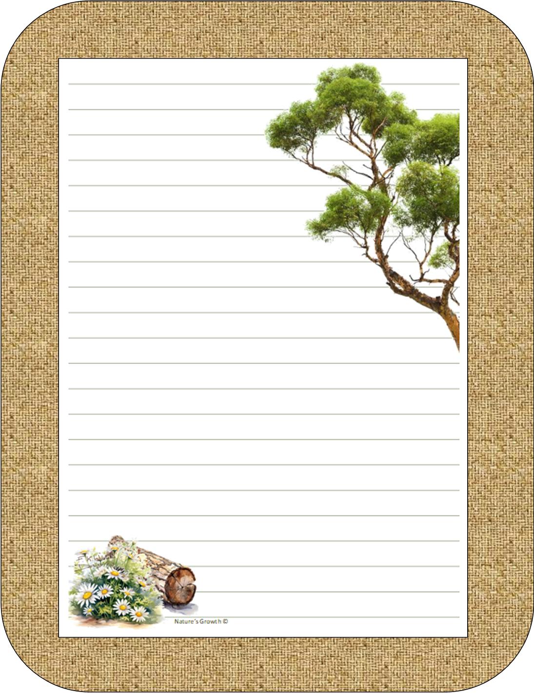 'Nature's Growth' - Beautiful Writing Sets